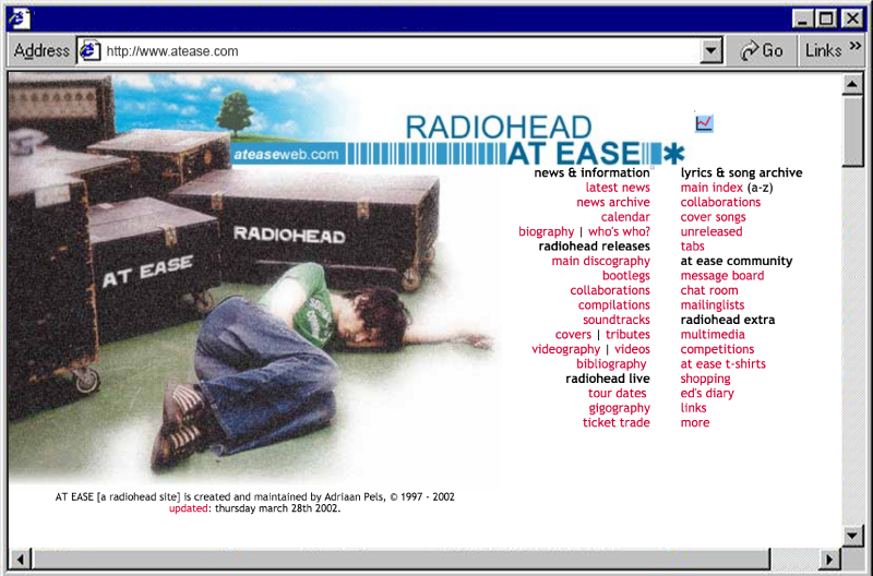 Internet Explorers: The Curious Case of Radiohead’s Online Fandom ...